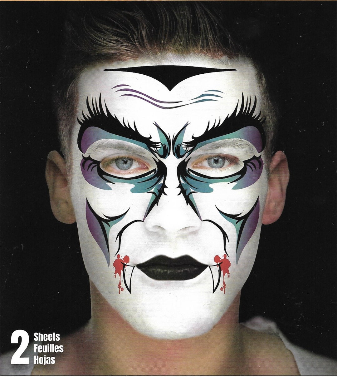 Villain/vampire Tattoo Set | Temporary Tattoos | Modern Vampire ...