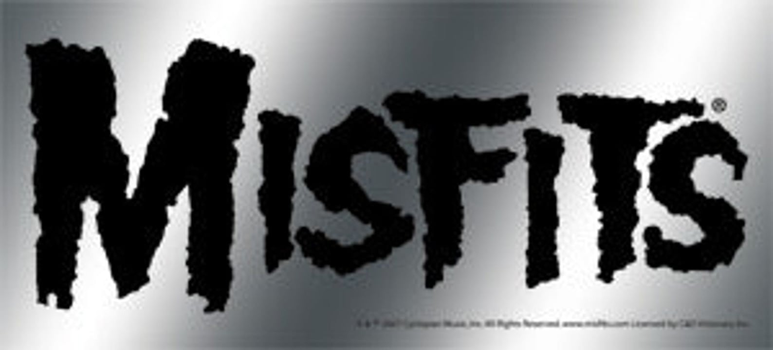 MISFITS chrome Logo Vinyl Sticker Officially | Etsy UK