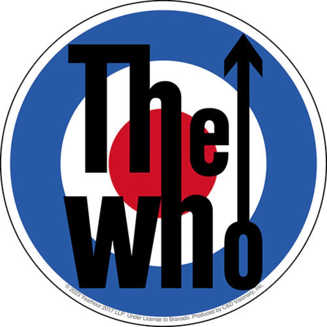 The Who Target Logo Vinyl Sticker, High Quality, Officially Licensed ...