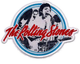 Rolling Stones Tongue Logo Embroidered Patch | Officially Licensed Iron ...