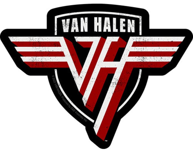 Van Halen Shield Logo Vinyl Sticker | Officially Licensed Band ...