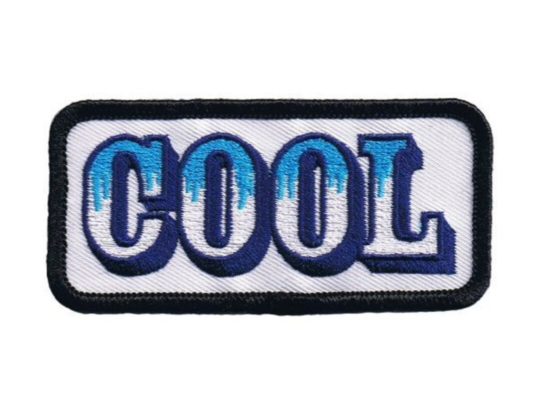 Vintage "cool" Name Tag Patch / Iron-on Applique, Deadstock for the ...