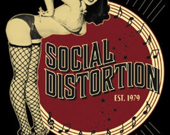 Social Distortion Sticker - Etsy