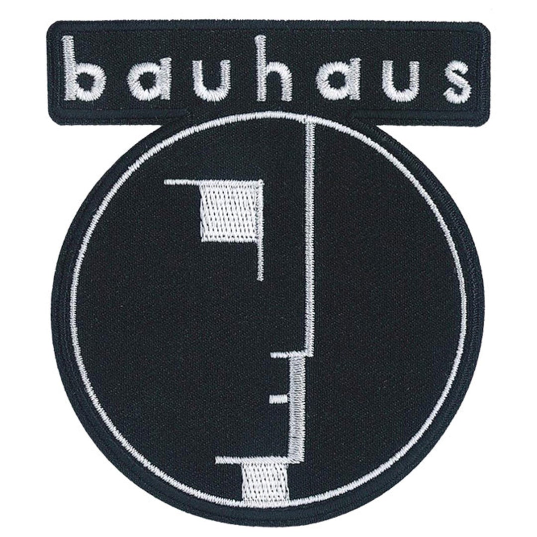 Bauhaus Logo Embroidered Patch / Iron on Applique, Officially Licensed ...