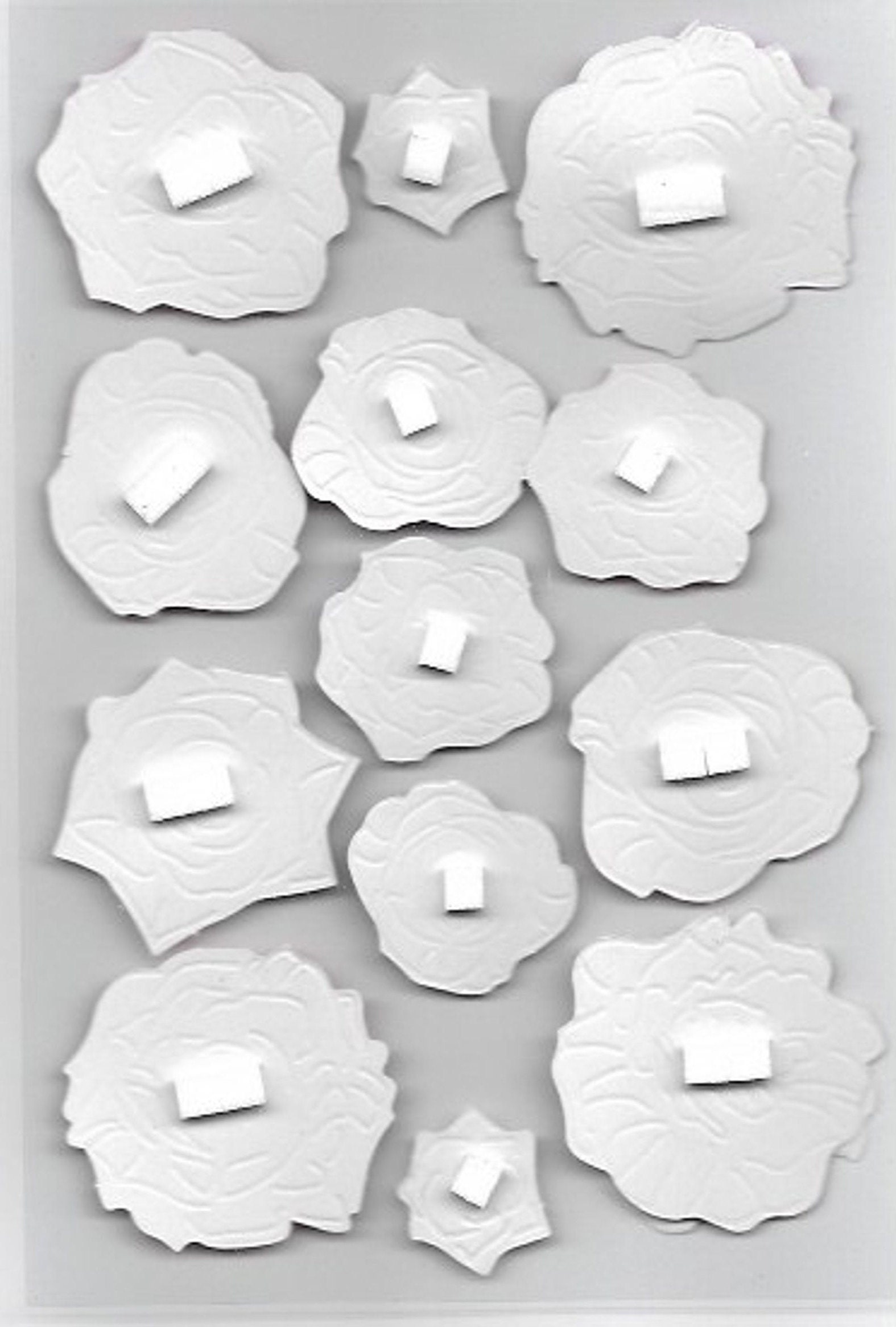 Pretty Flower Stickers 3D Flower Sticker Set With Pop-up - Etsy