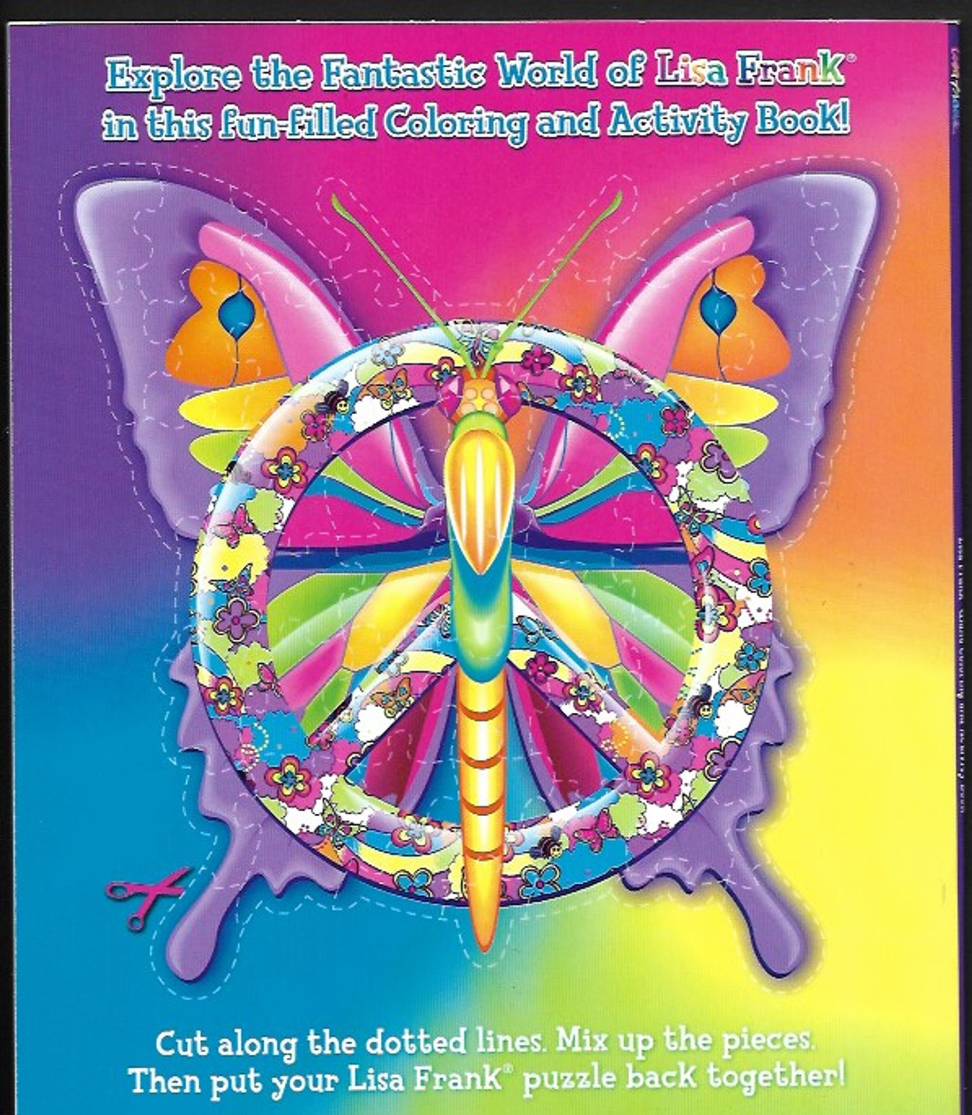 Lisa Frank Giant Coloring and Activity Book Arts and Crafts - Etsy Canada