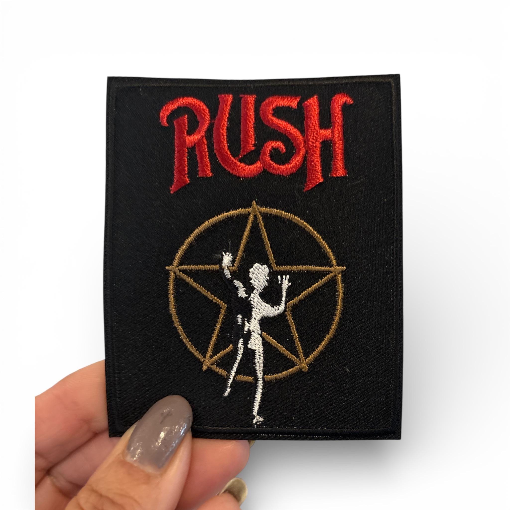 Rush Starman (with Gold Stitch) Embroidered Patch | Iron on Applique ...