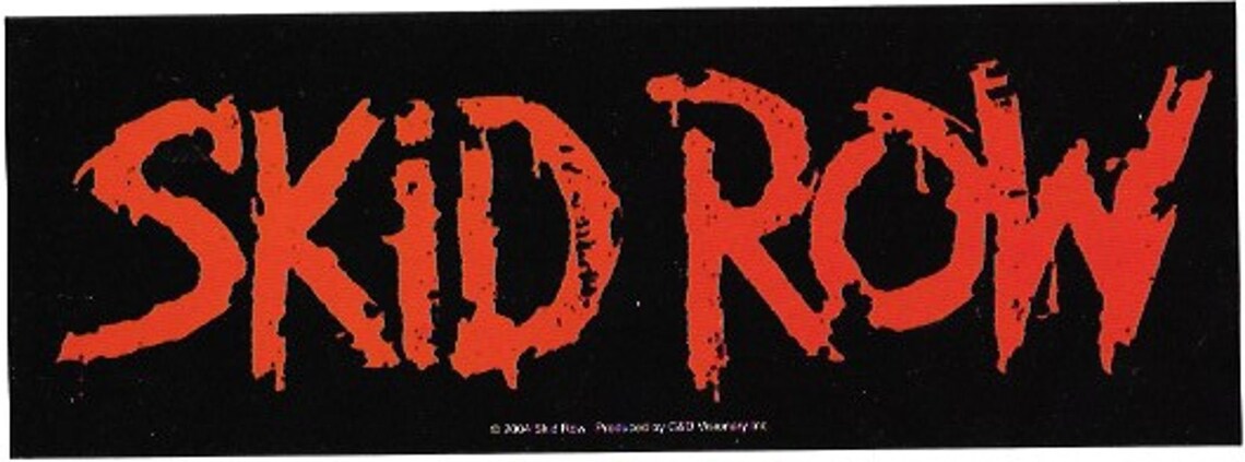 Skid Row Sticker | Eighties Band Sticker | Band Merchandise | Rock ...