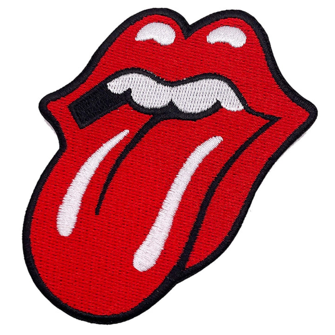 Rolling Stones Tongue Logo Embroidered Patch Officially Licensed Iron 3048