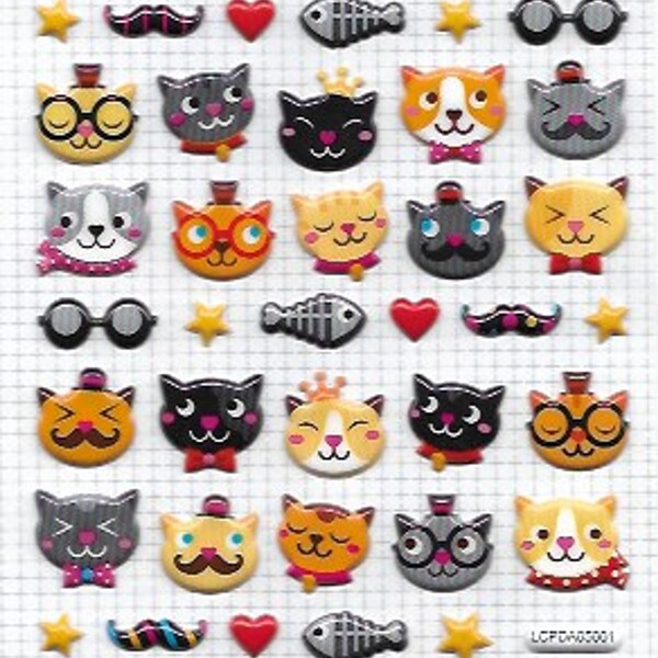 Puffy Stickers - Etsy