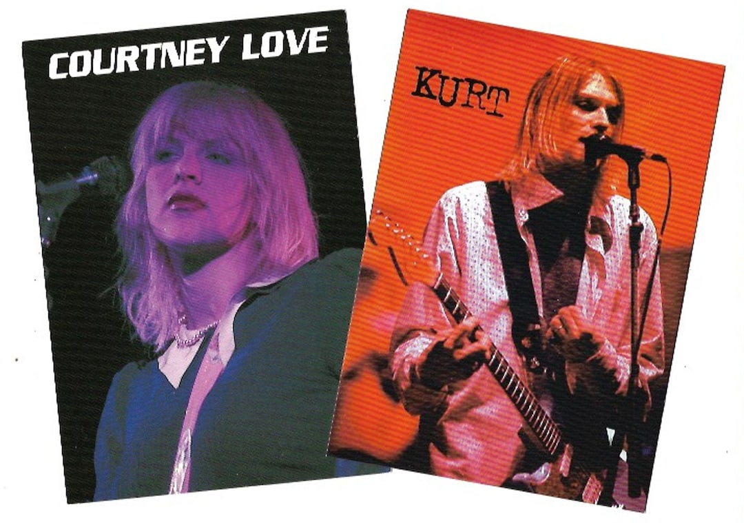 Vintage Music Postcards | New and Unused | Band Postcards | Kurt and ...