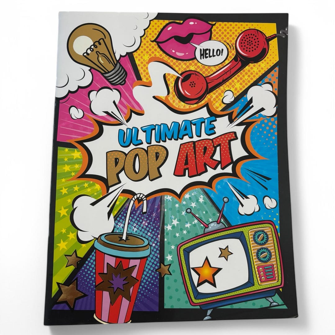 Ultimate Pop Art Coloring Book | 30 Pop Art Images for You to Color and ...