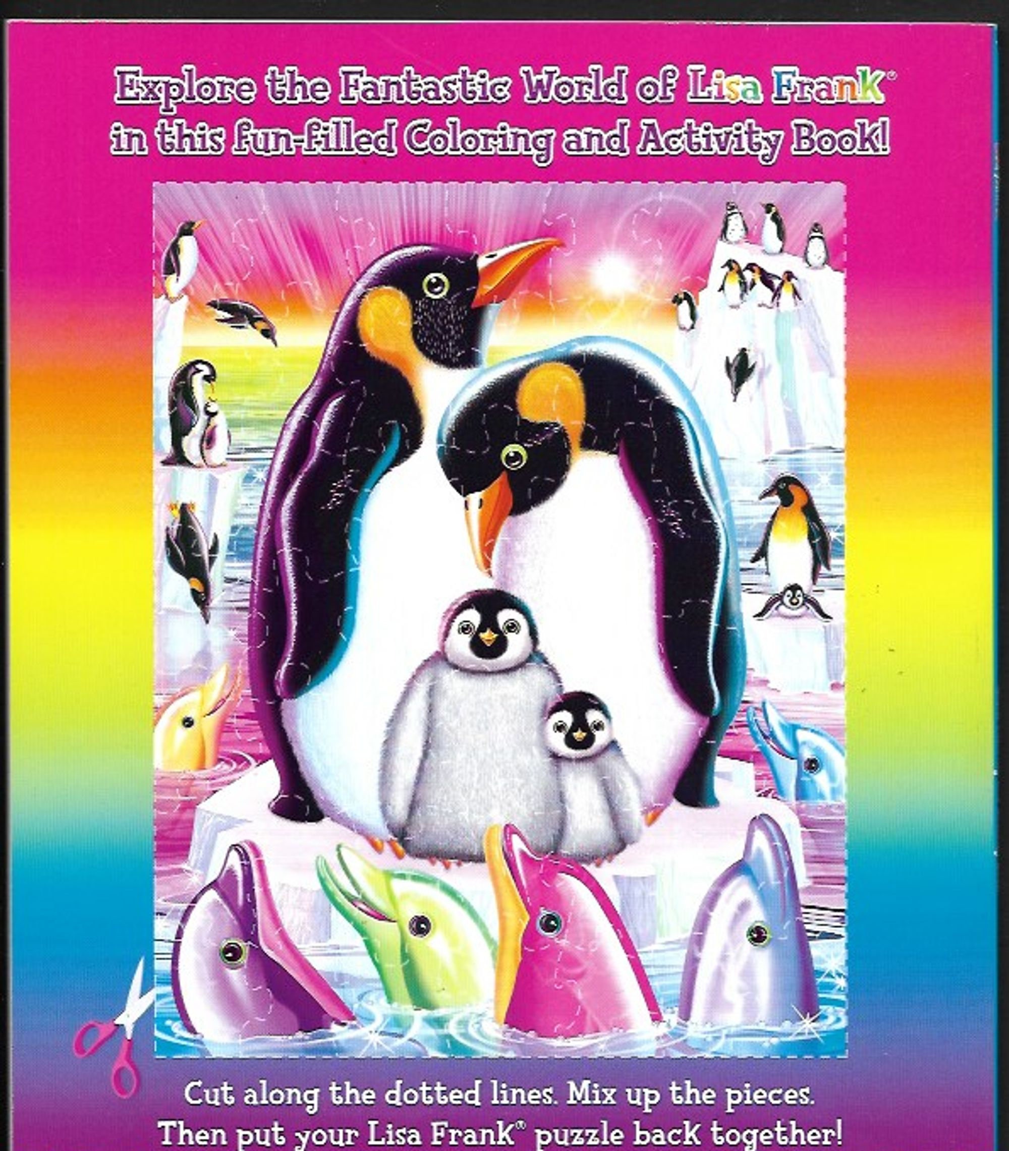 Lisa Frank Giant Coloring and Activity Book Arts and Crafts - Etsy Canada