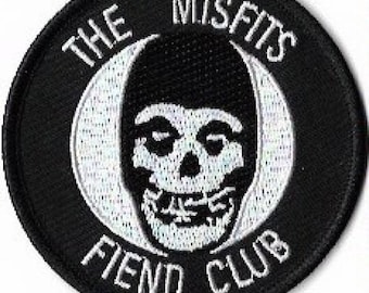 Misfits Bat Fiend Embroidered Patch Iron on Applique Punk - Etsy