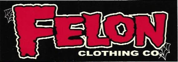 Vintage Felon Logo Vinyl Sticker / Decal Tattoo Hotrods | Etsy Canada