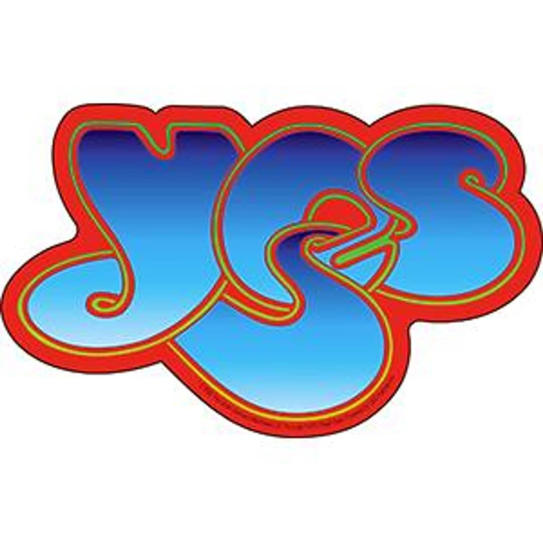 YES Logo Vinyl Logo Sticker, High Quality, Officially Licensed Band ...
