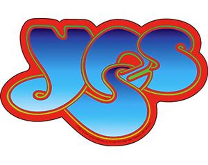 YES Logo Vinyl Logo Sticker, High Quality, Officially Licensed Band ...