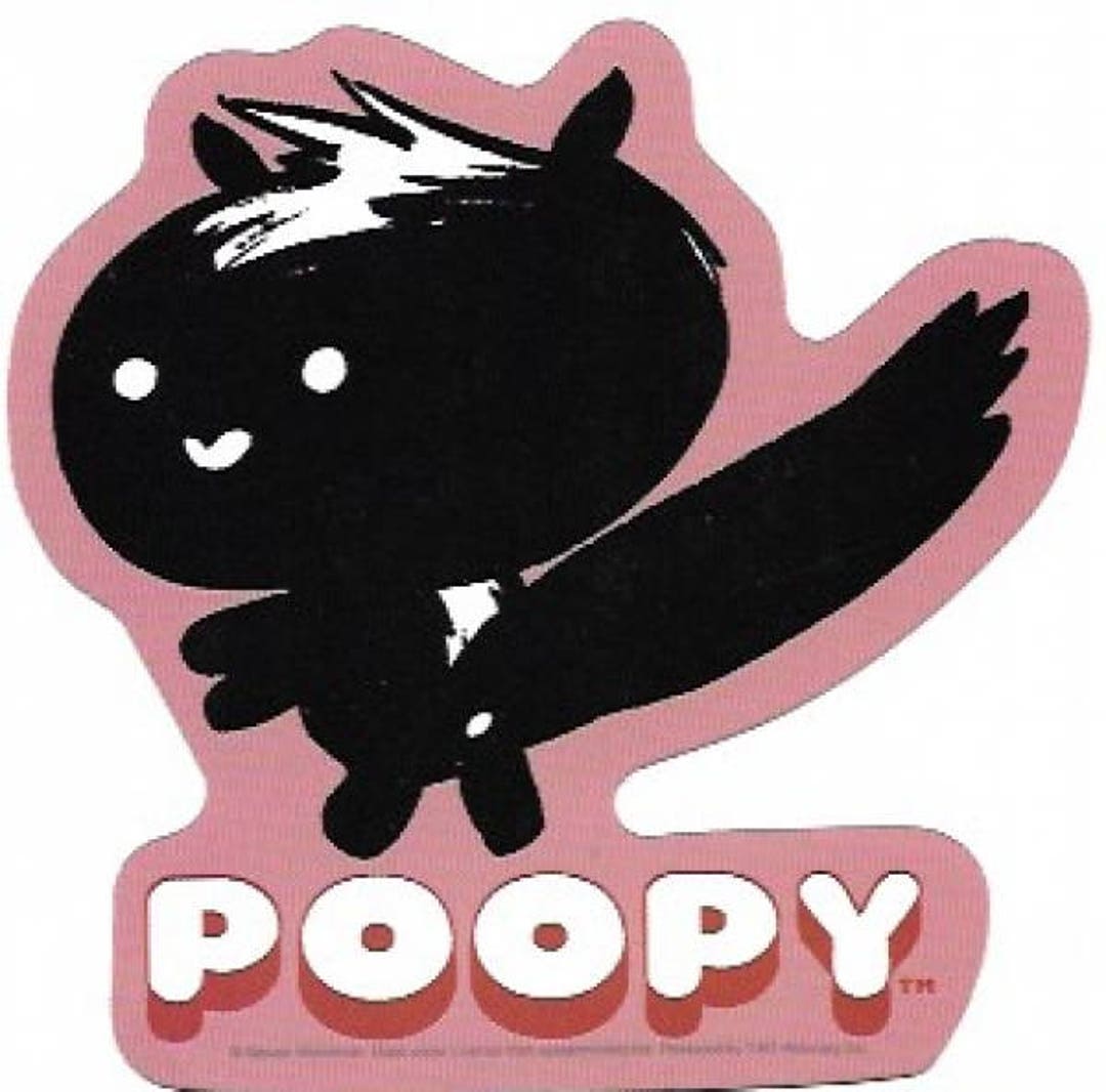 Vintage Skunk Sticker | Poopy Vinyl Sticker | Decal | Bumper Sticker ...