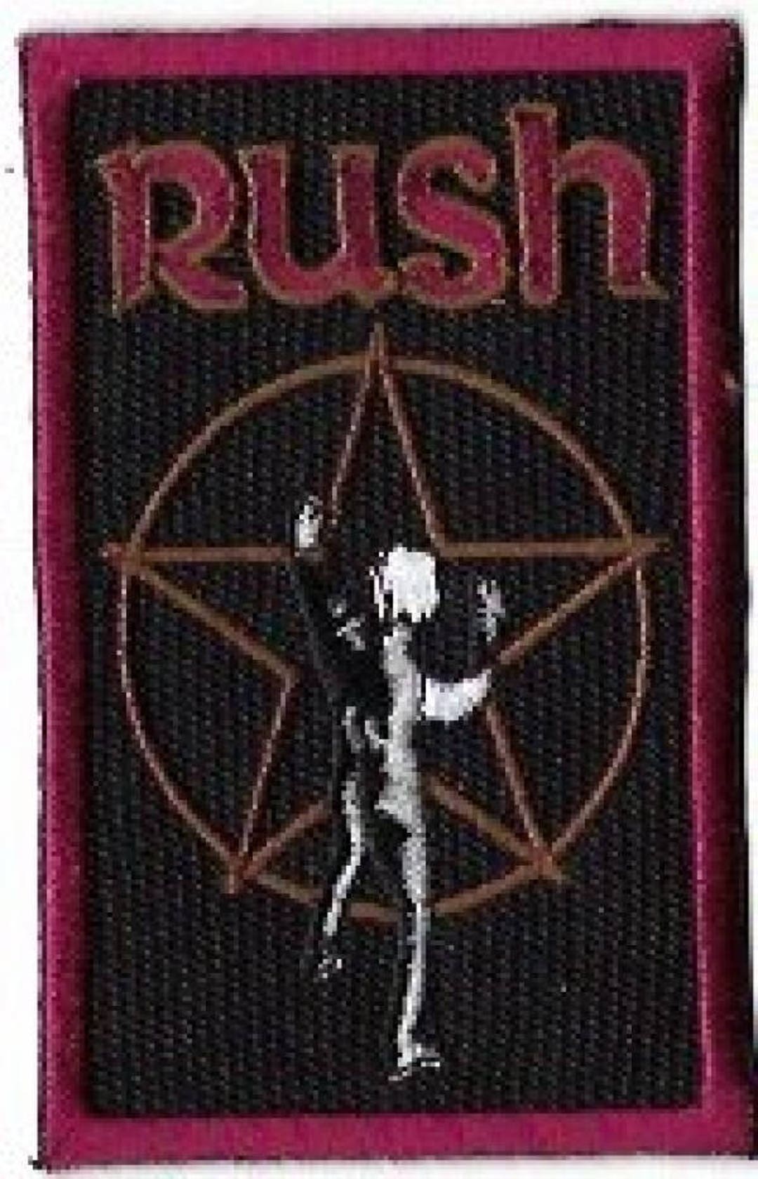 Rush Star Man Embroidered Patch Iron on Applique Hard Rock - Etsy