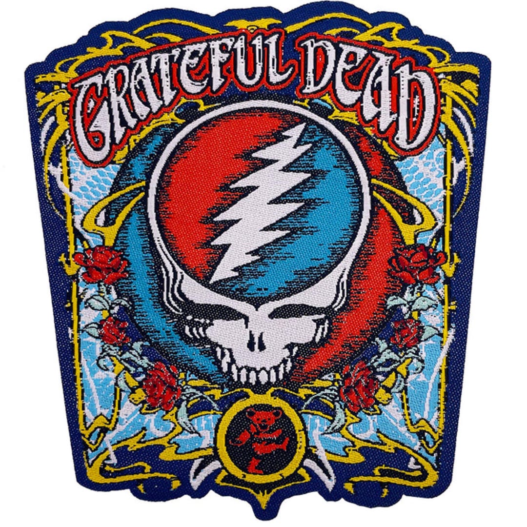 Grateful Dead SYF Art Embroidered Patch / Iron on Applique, Music ...