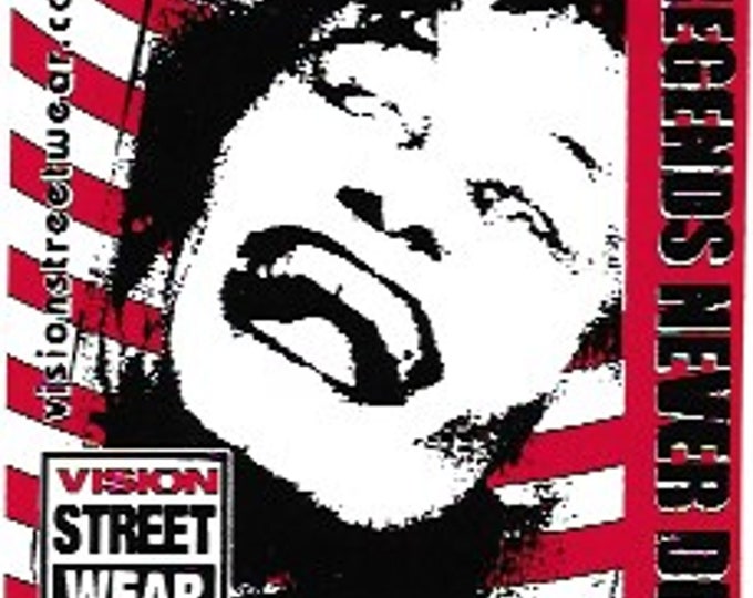 Vintage Vision Streetwear Vinyl Sticker 1990s Skateboard Sticker ...