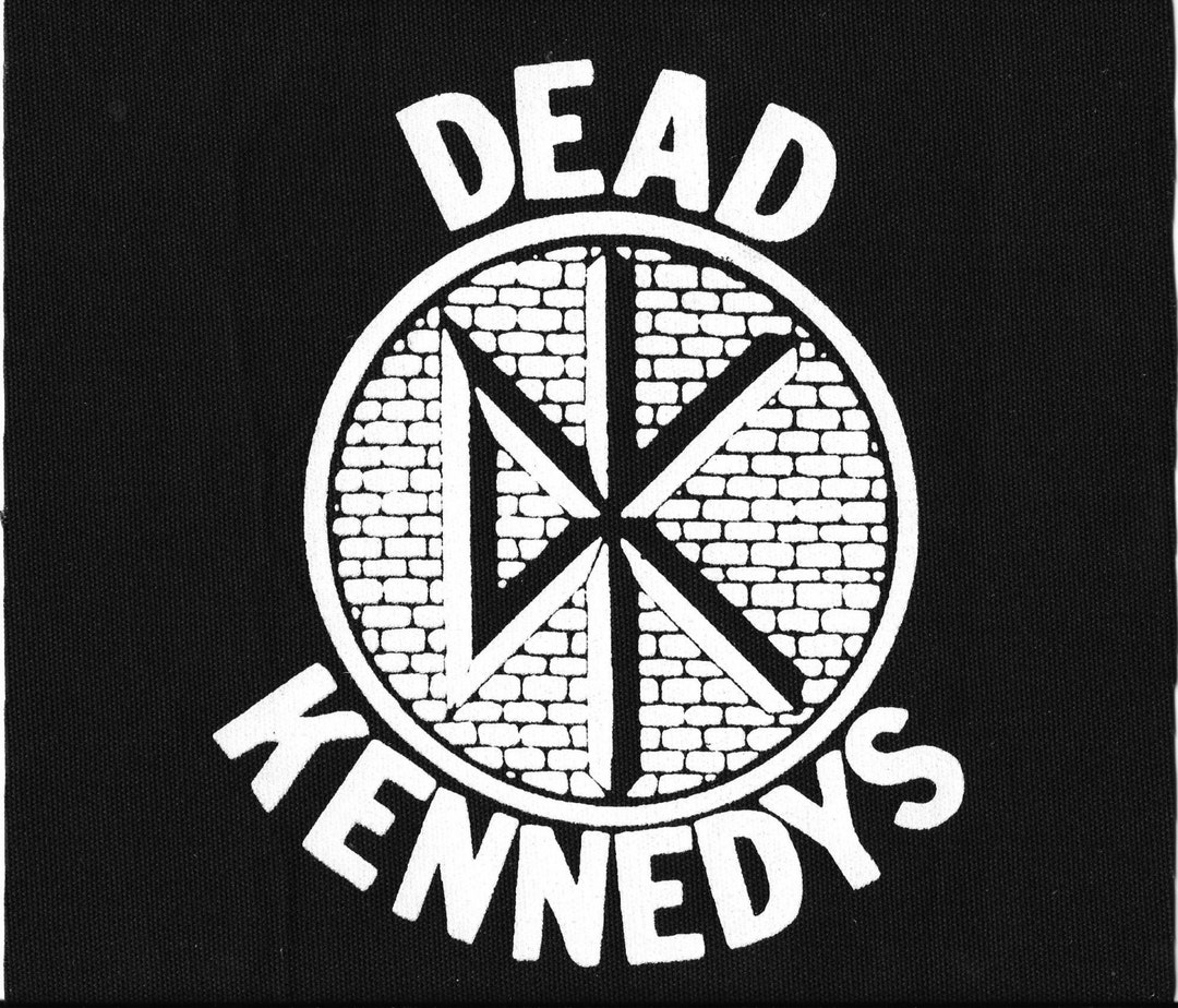 Dead Kennedys Brick Logo Cloth Back Patch | Canvas Sew on Screen ...