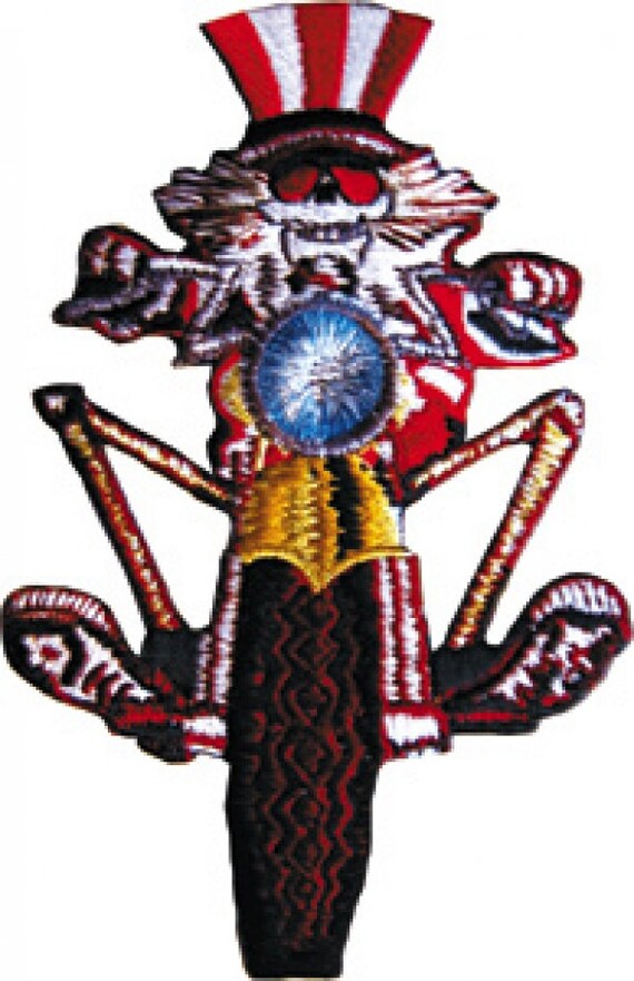 Grateful Dead Uncle Sam on Bike Embroidered Patch / Iron on - Etsy