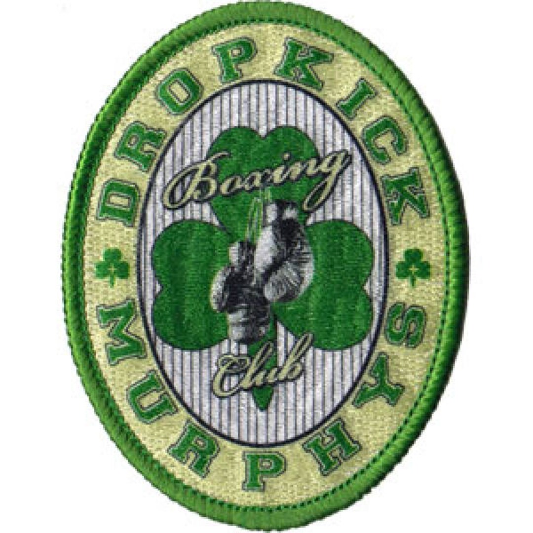 Dropkick Murphys Embroidered Patch / Iron-on Applique, Boxing Club ...