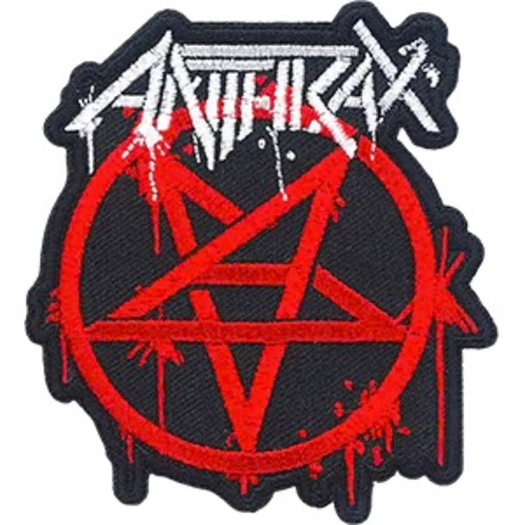 Anthrax Masters Logo Embroidered Patch | Iron on Applique | Thrash ...