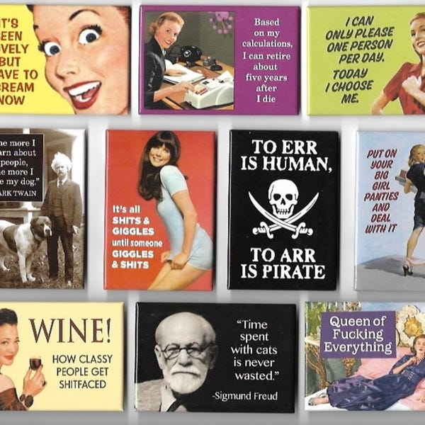 Funny Fridge Magnets - Etsy