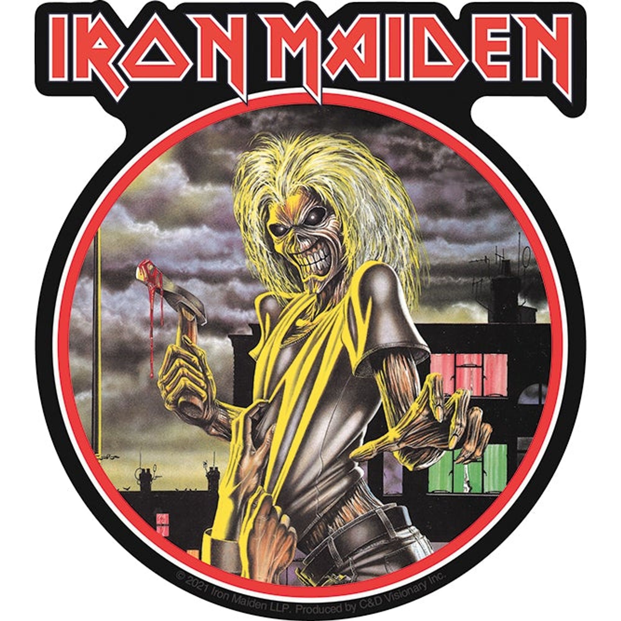 Iron Maiden Eddie Sticker Band Sticker Officially Licensed Vinyl ...