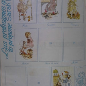 Vintage Sarah Kay Sticker Album.vintage Sticker.sarah Kay.holly Hobbies ...