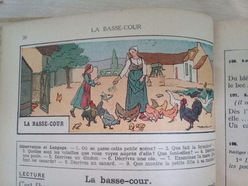 Vintage Book.french Book.vintage Children Book.france.paris.vintage ...