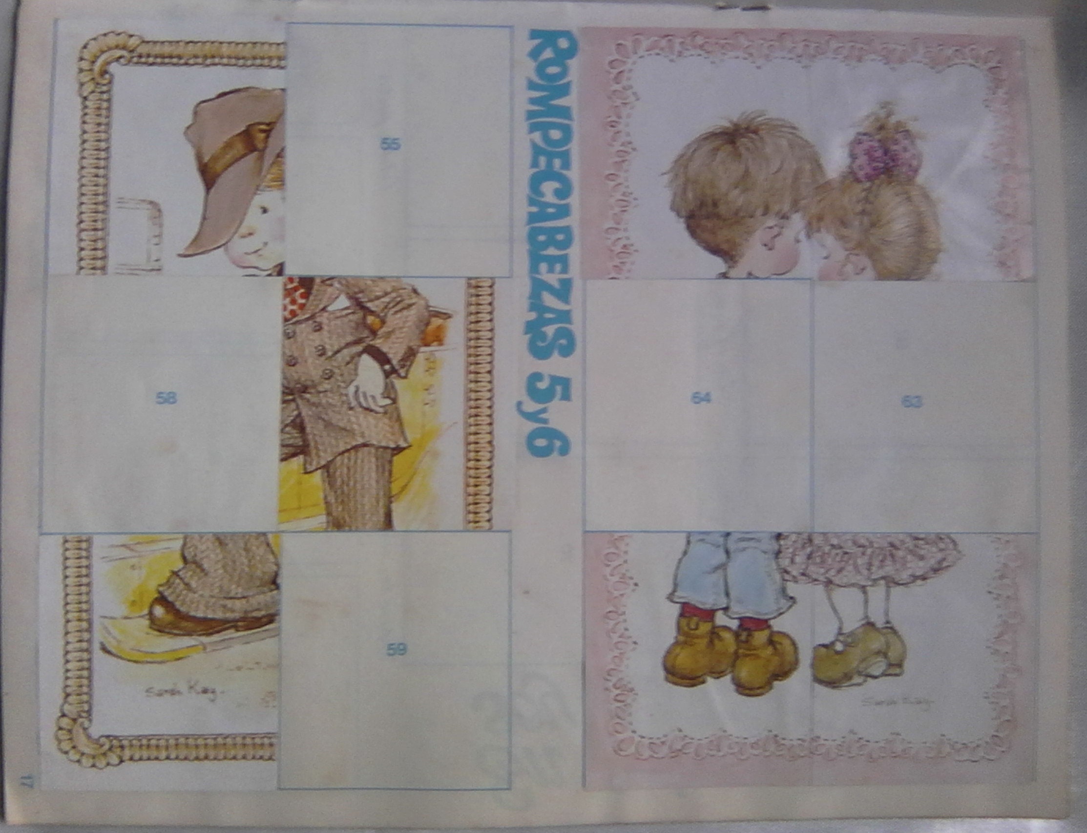 Vintage Sarah Kay Sticker Album.vintage Sticker.sarah Kay.holly Hobbies ...