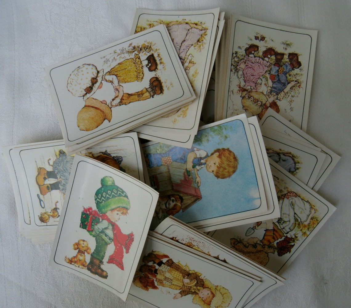 Vintage Stickers. Sarah Kay. Sarah Kay Stickers Set. Junk Journal ...