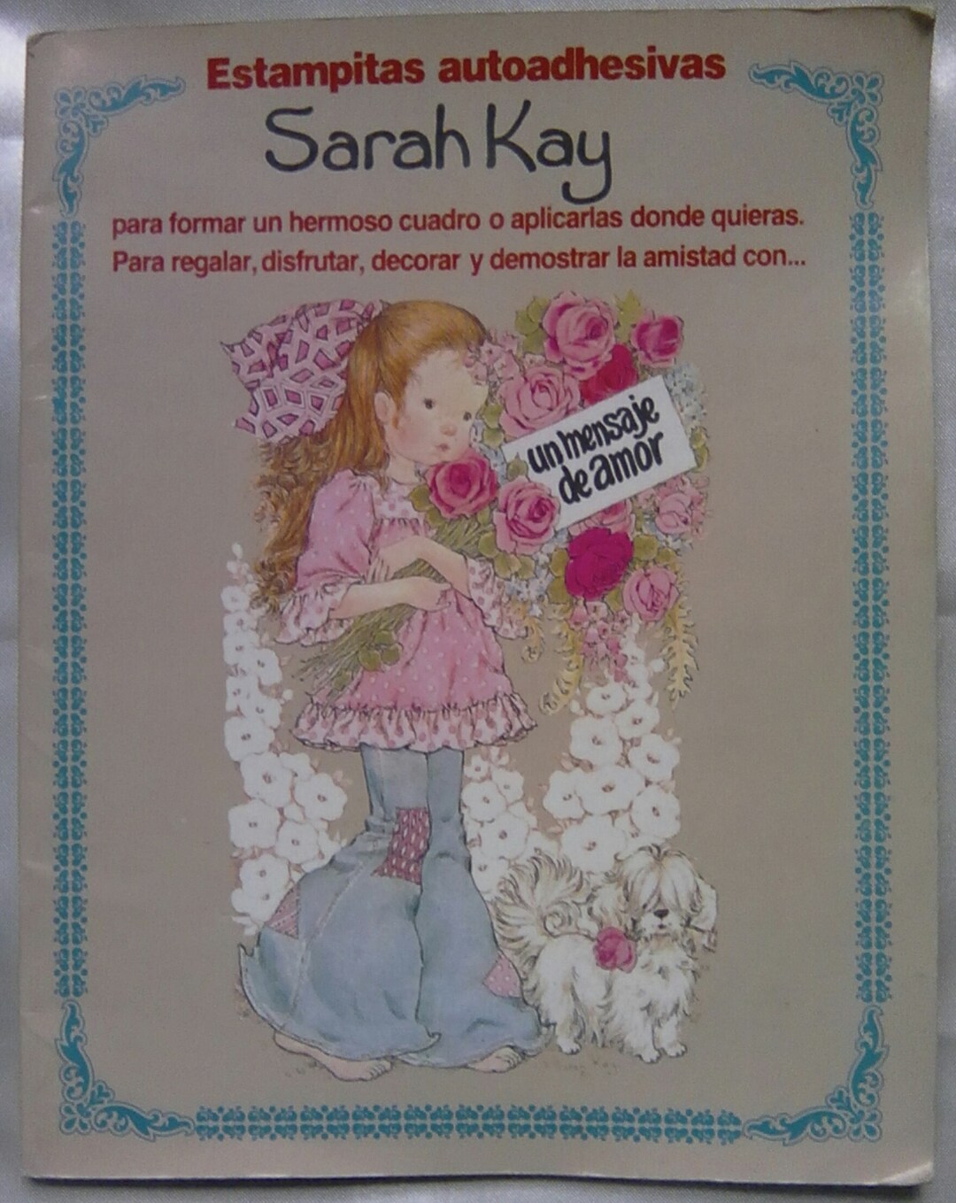 Vintage Sarah Kay Sticker Album.vintage Sticker.sarah Kay.holly Hobbies ...