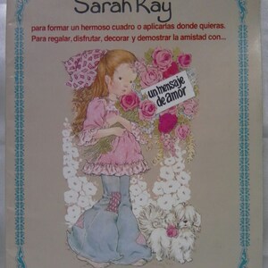 Vintage Sarah Kay Sticker Album.vintage Sticker.sarah Kay.holly Hobbies ...