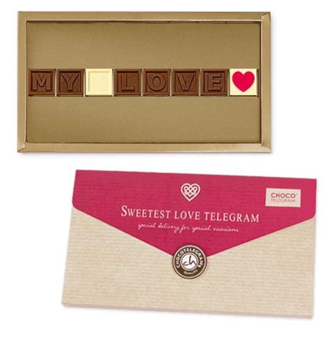 Chocolate Love Telegram Love Message for Valentine's Day Gift Idea for ...