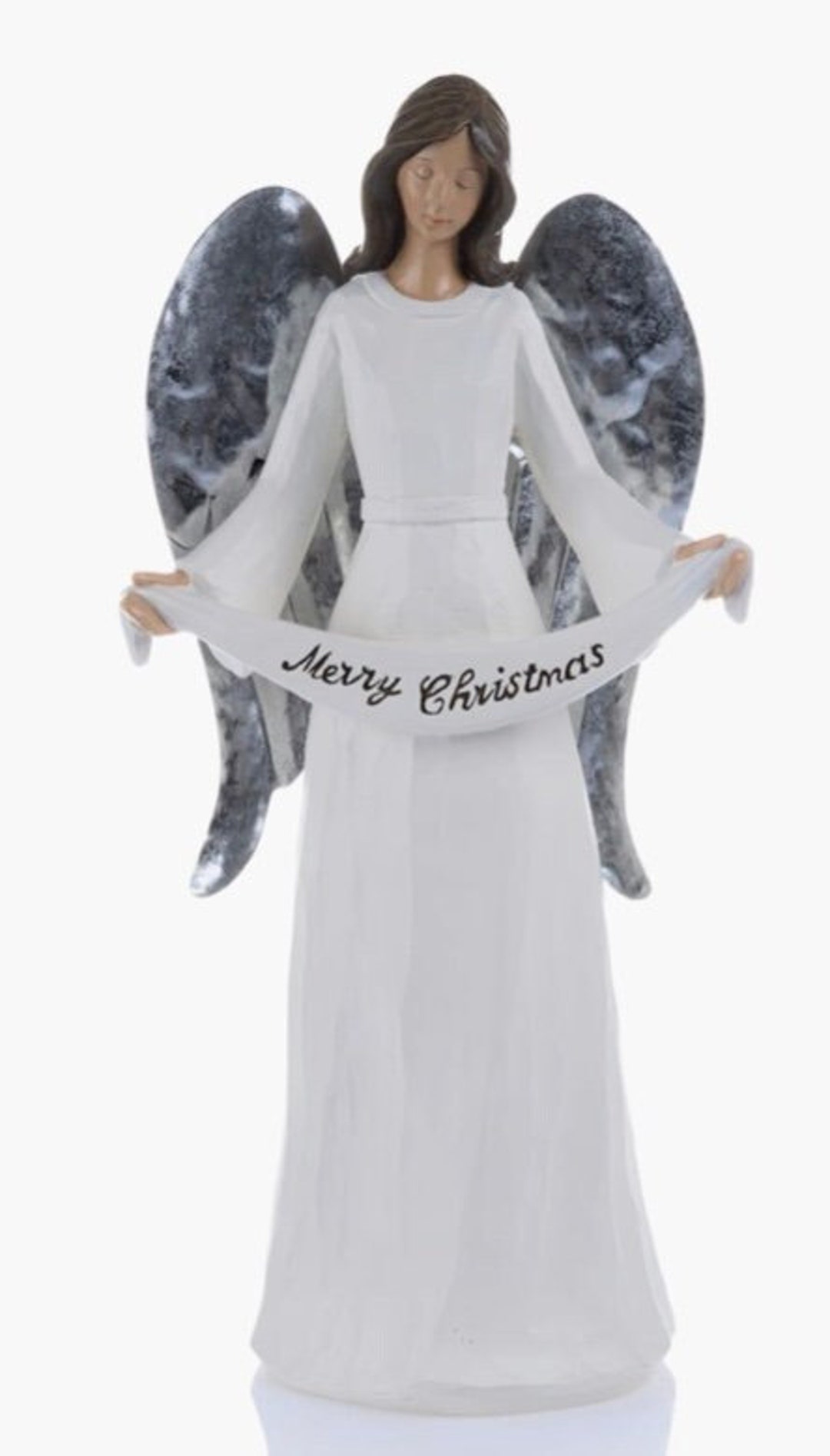 Christmas Angel Figurine Resin Angel Statue Hand Painted - Etsy