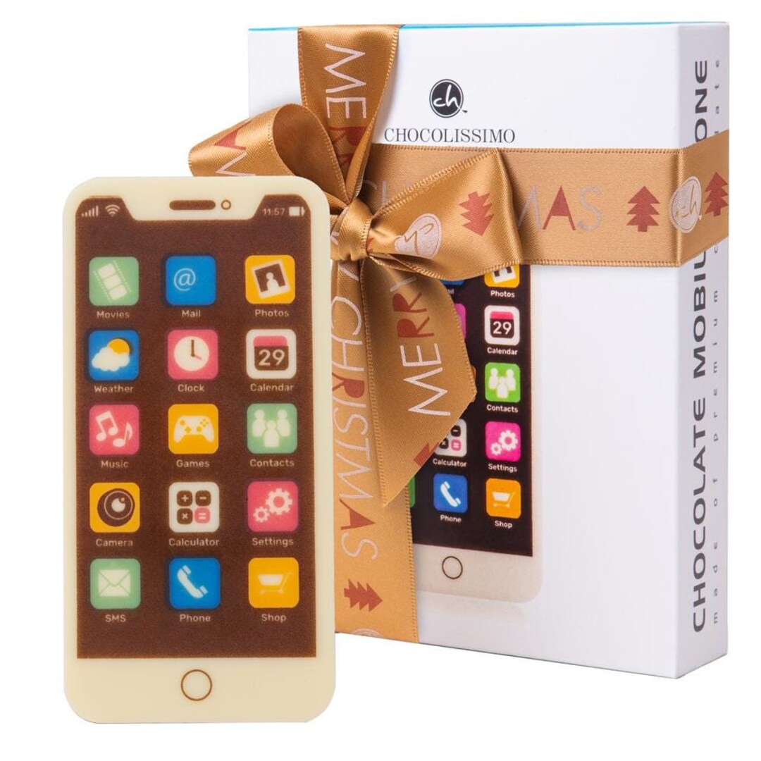 White Chocolate Smartphone, iPhone Funny Gift White Chocolate, Funny ...