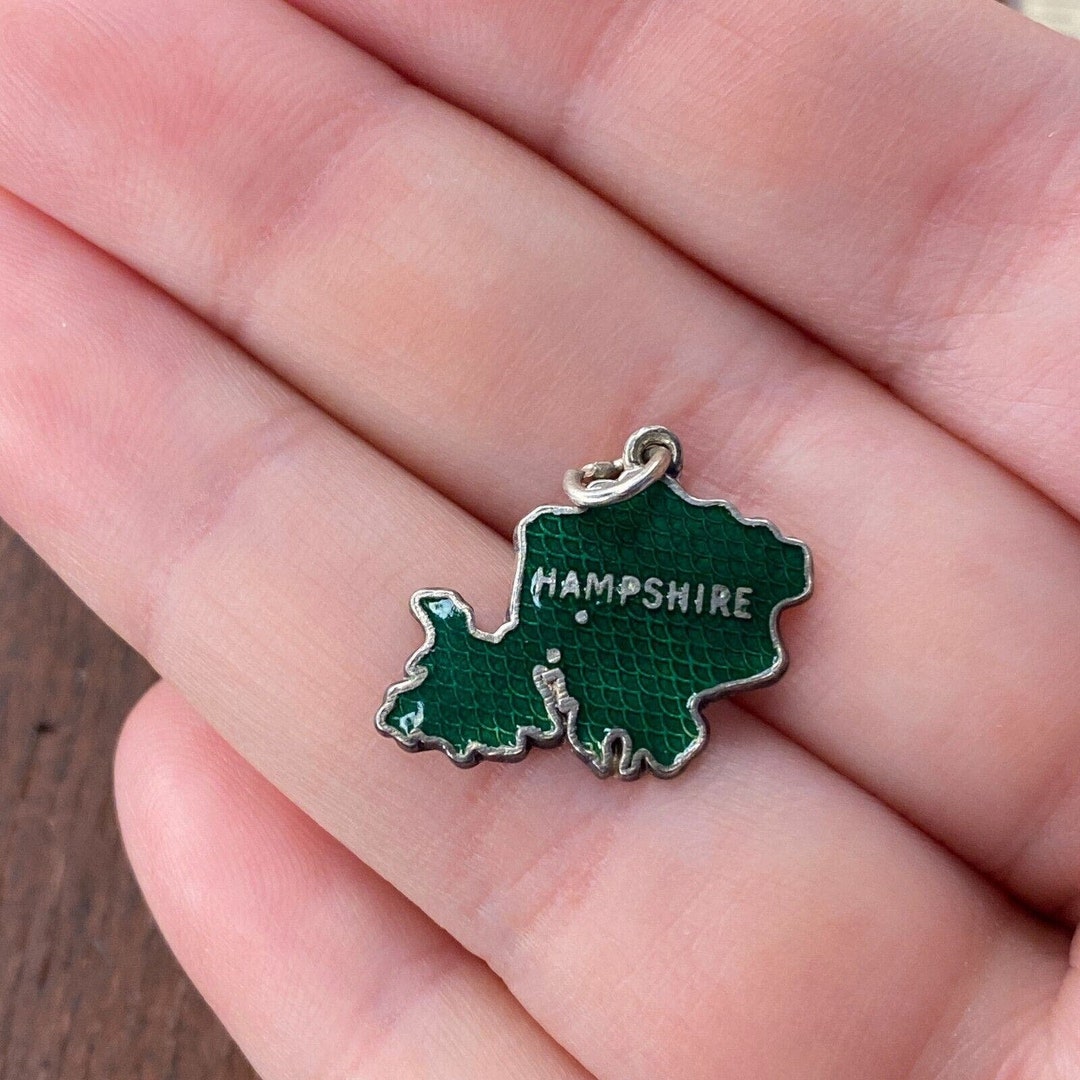Vintage Sterling Silver Ward Brothers Enamel hampshire England Pendant ...