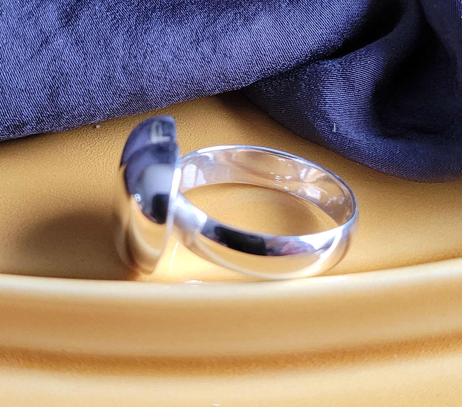 Sterling Silver Puffed Heart Ring - Etsy