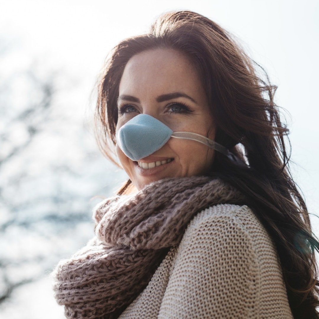 Sky Blue Fleece Nose Warmer: Novelty Stocking Filler - Etsy