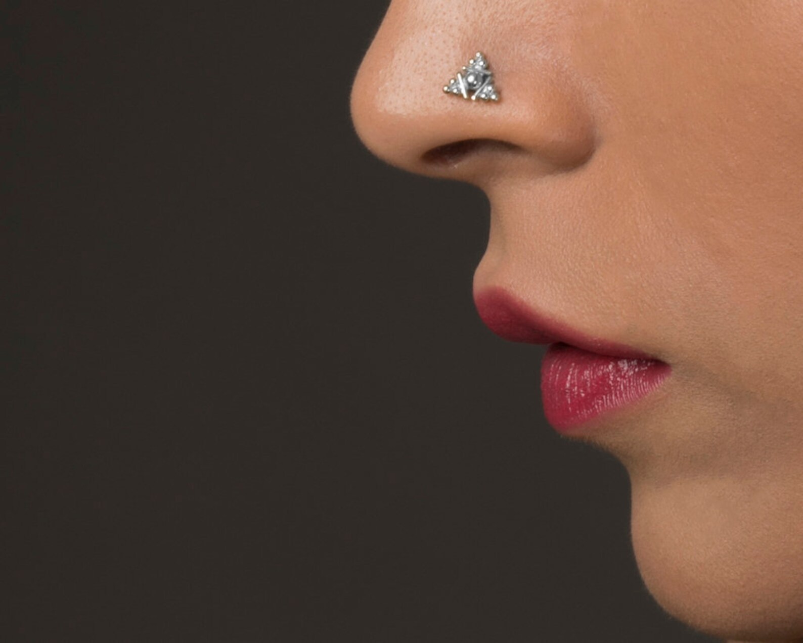 Nose Stud Unique Nose Stud Silver Nose Stud Silver Nose - Etsy