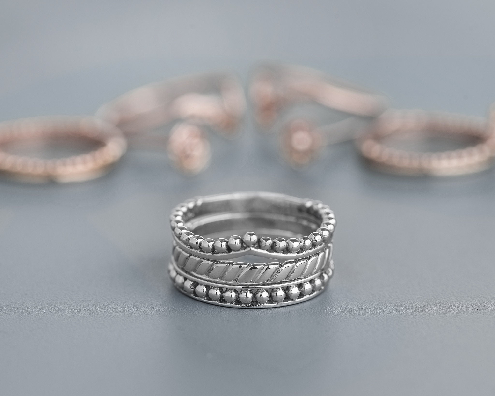 Ring Set for Women Silver Ring for Women Indian Jewelry | Etsy