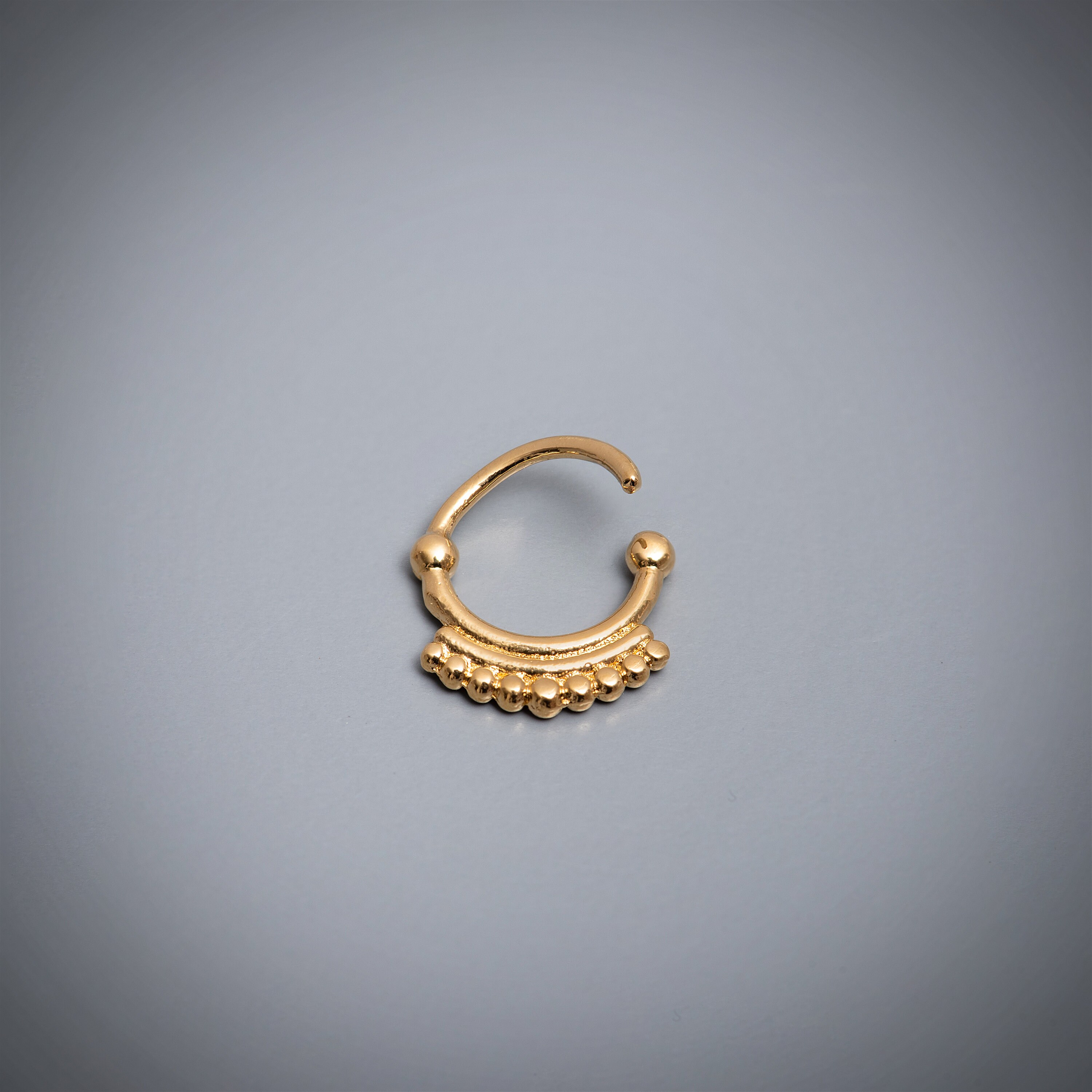 Boho Hoop Nose Ring 14K Gold Nose Piercing Unique Nose Hoop - Etsy Israel