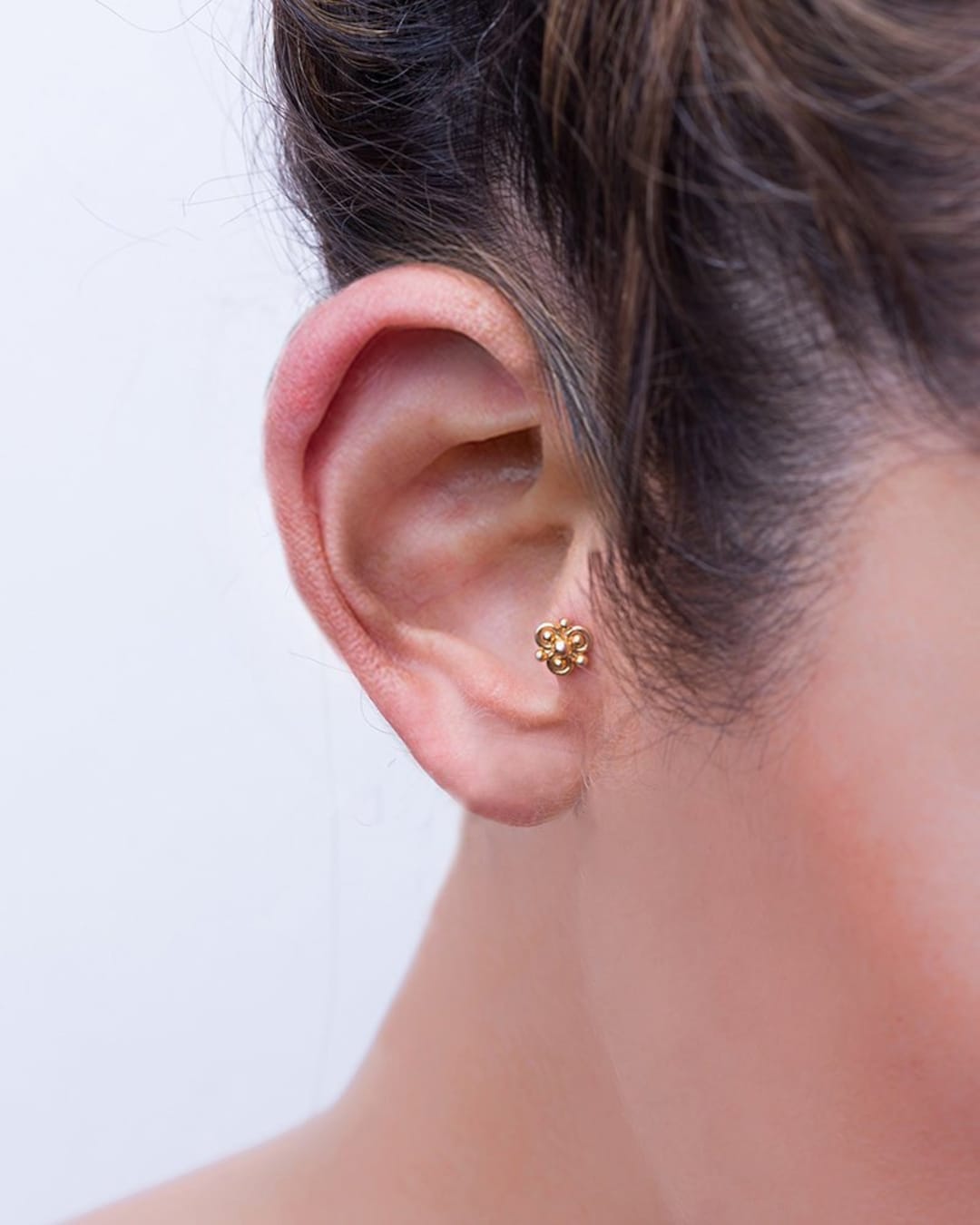 Tragus Earring, Tragus Jewelry, Tragus Piercing, Cartilage Jewelry ...