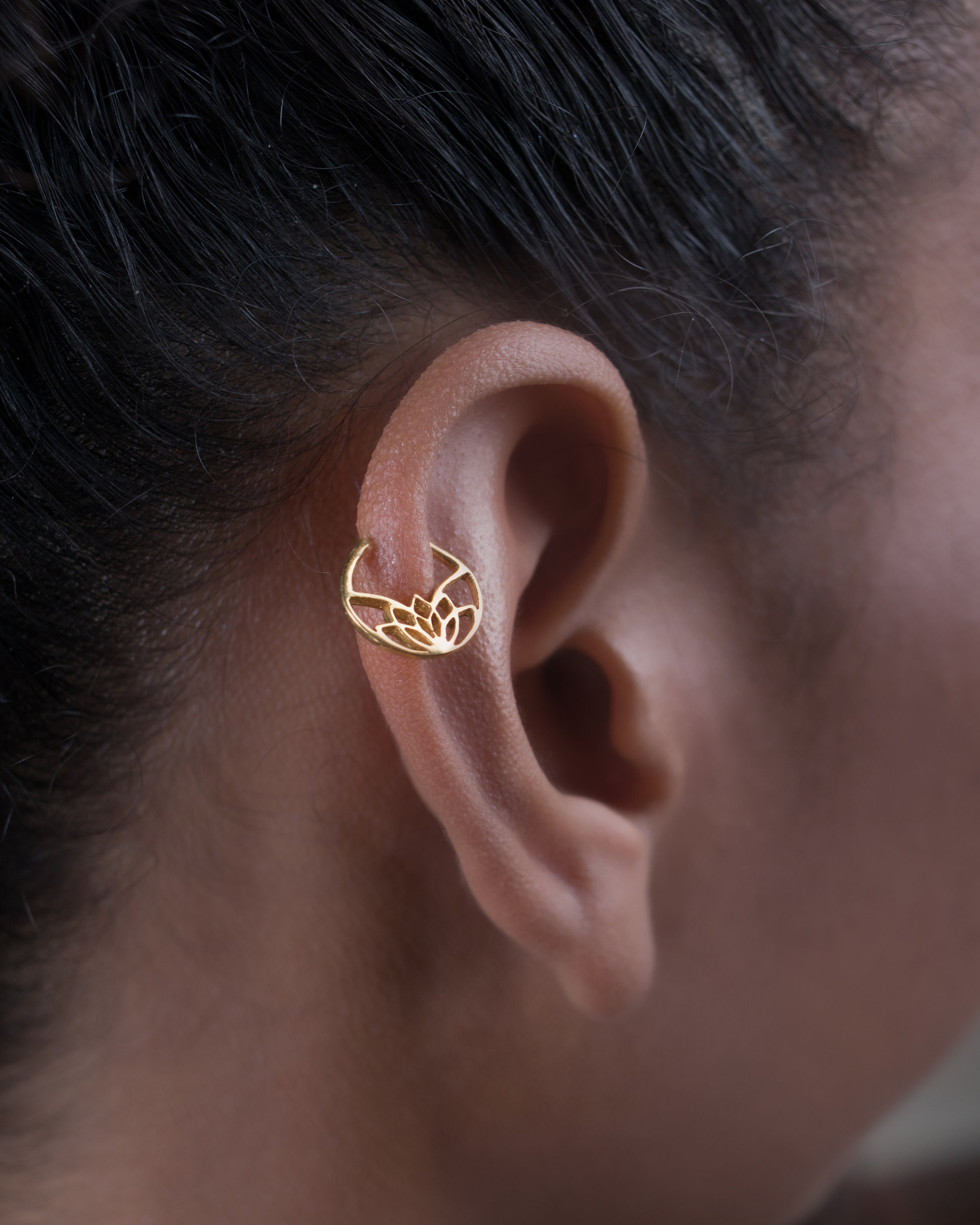 Gold Daith Earring Piercing Daith Daith Jewelry Tragus | Etsy