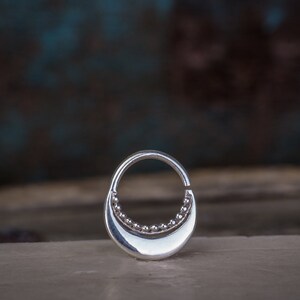 Daith Hoop, Sterling Silver Daith, Piercing Daith, Helix Earring, Upper ...