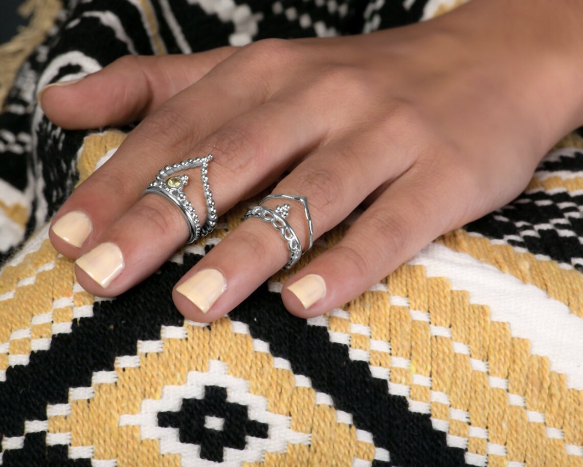 Midi Ring Set Adjustable Rings Gold Midi Rings Silver Midi - Etsy